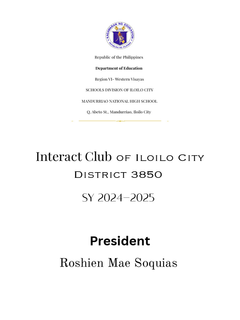Interact Club | PDF | Social Science | Wellness