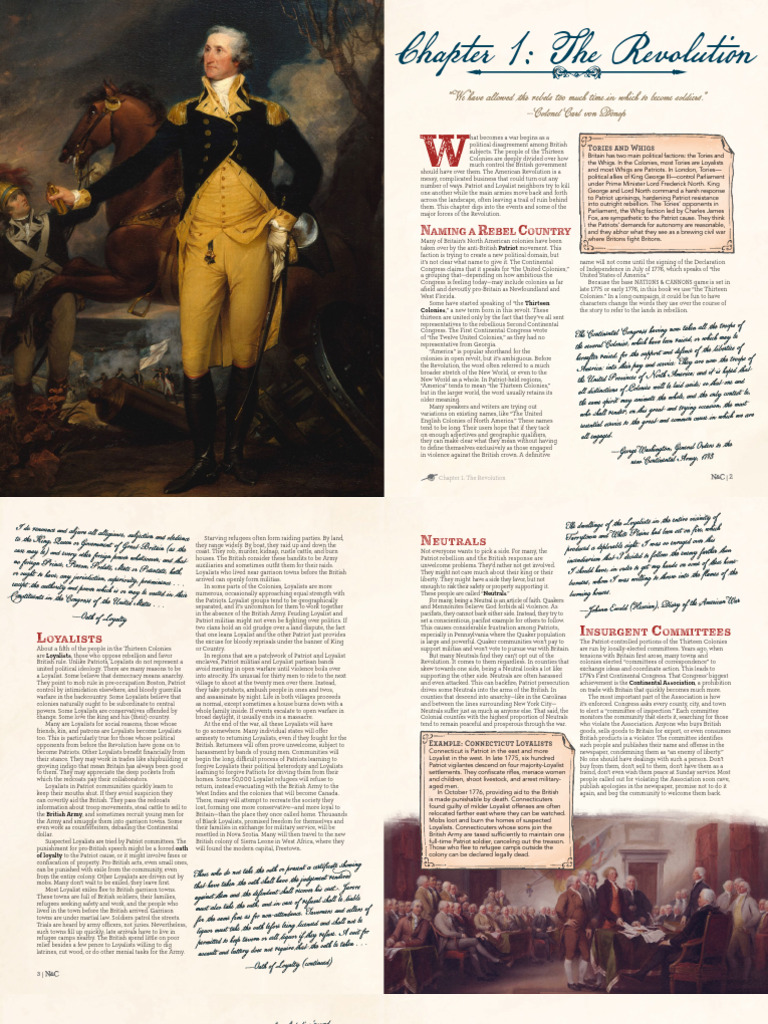 The Revolution Chapter Preview | PDF | Loyalist (American Revolution ...