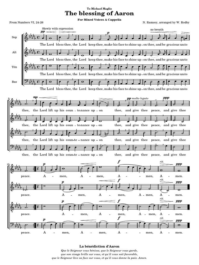 Blessing of Aaron | PDF