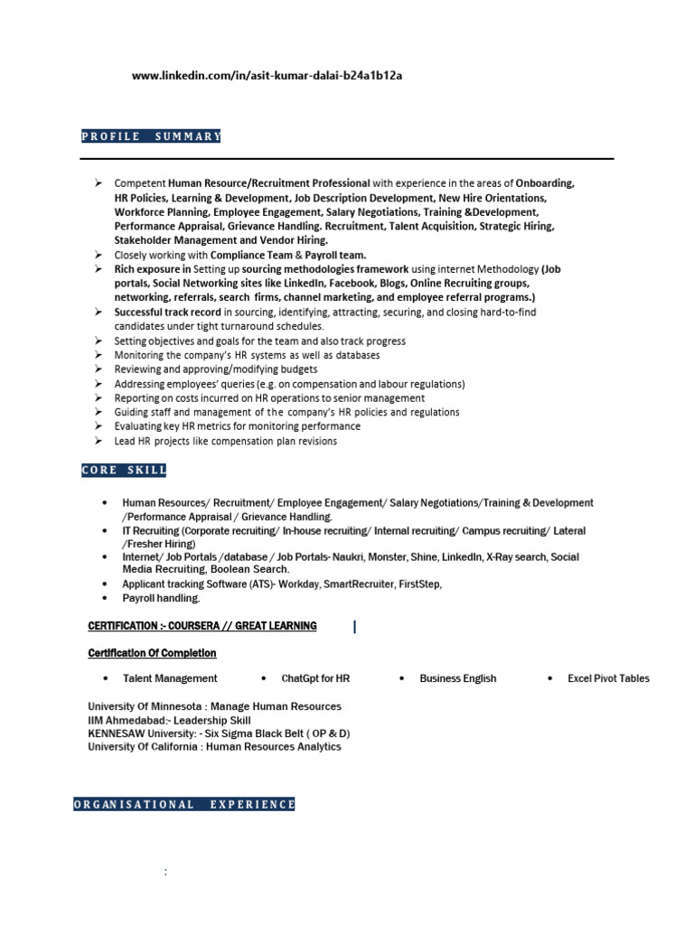 Asit Kumar Dalai 22 10 2024 08 14 32 | PDF | Human Resource Management ...