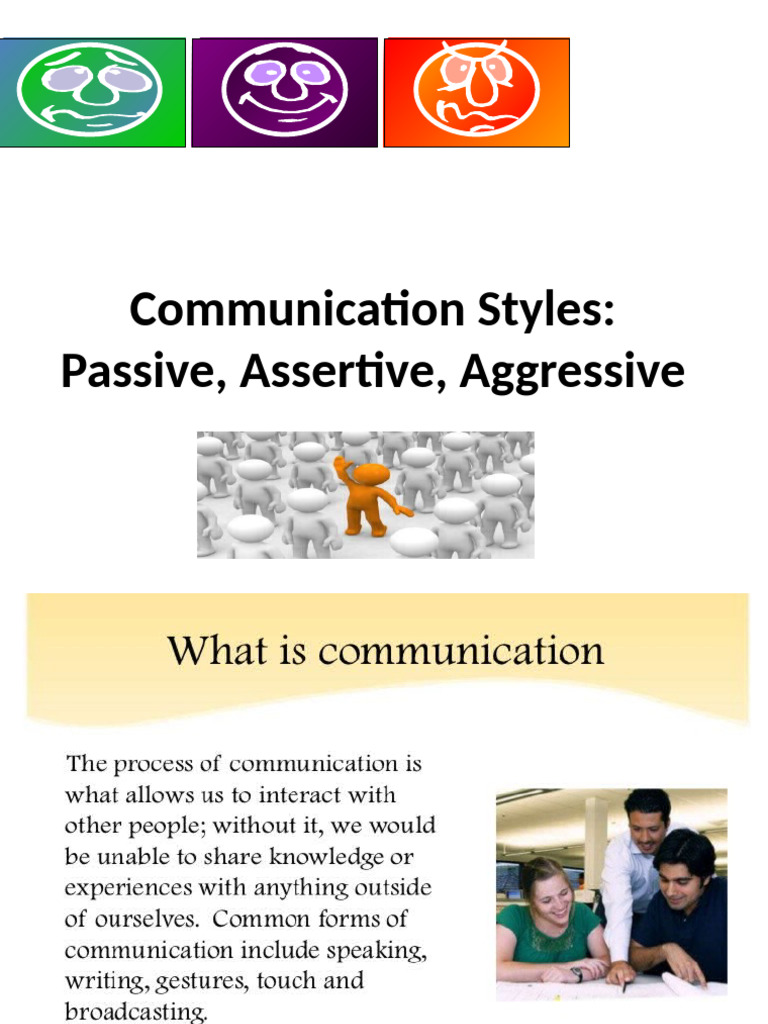 Assertive Communication Styles Explained | PDF | Communication | Psychology
