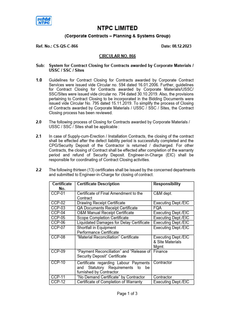 Circular 866 | PDF | Surety | Civil Law (Legal System)