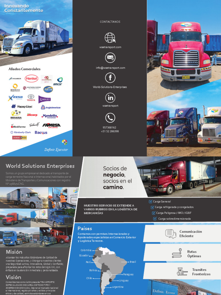 Brochure WSE | PDF | Logística | Business