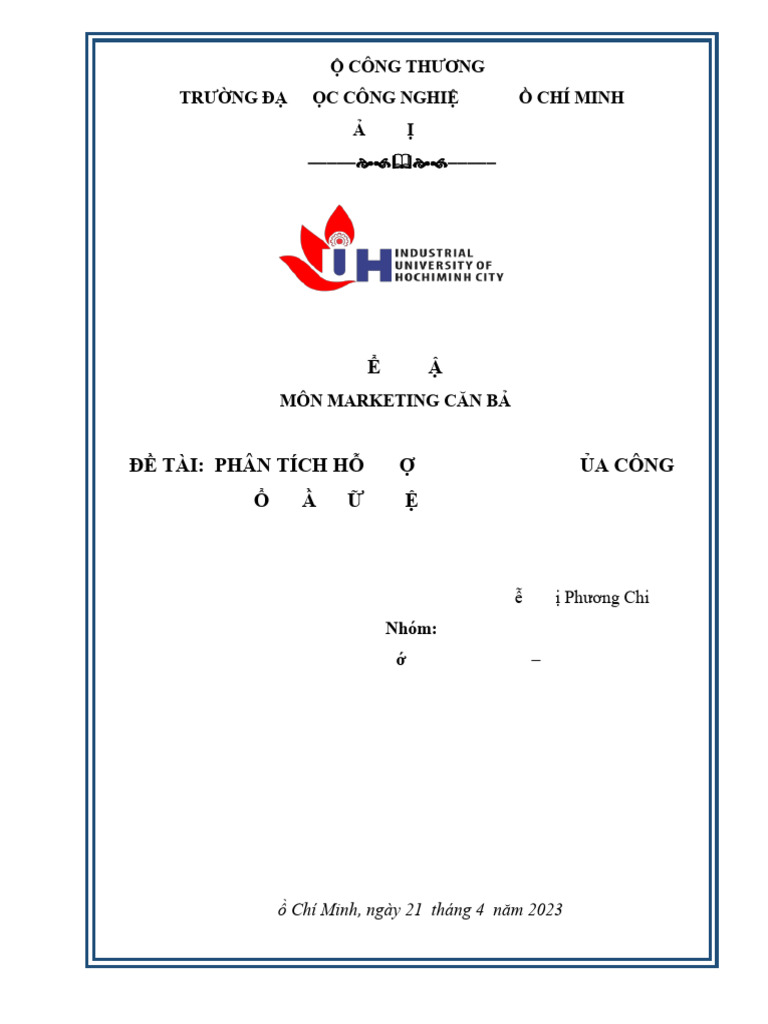 Tiểu Luận MKT - Nhóm VINAMILK CUỐI | PDF