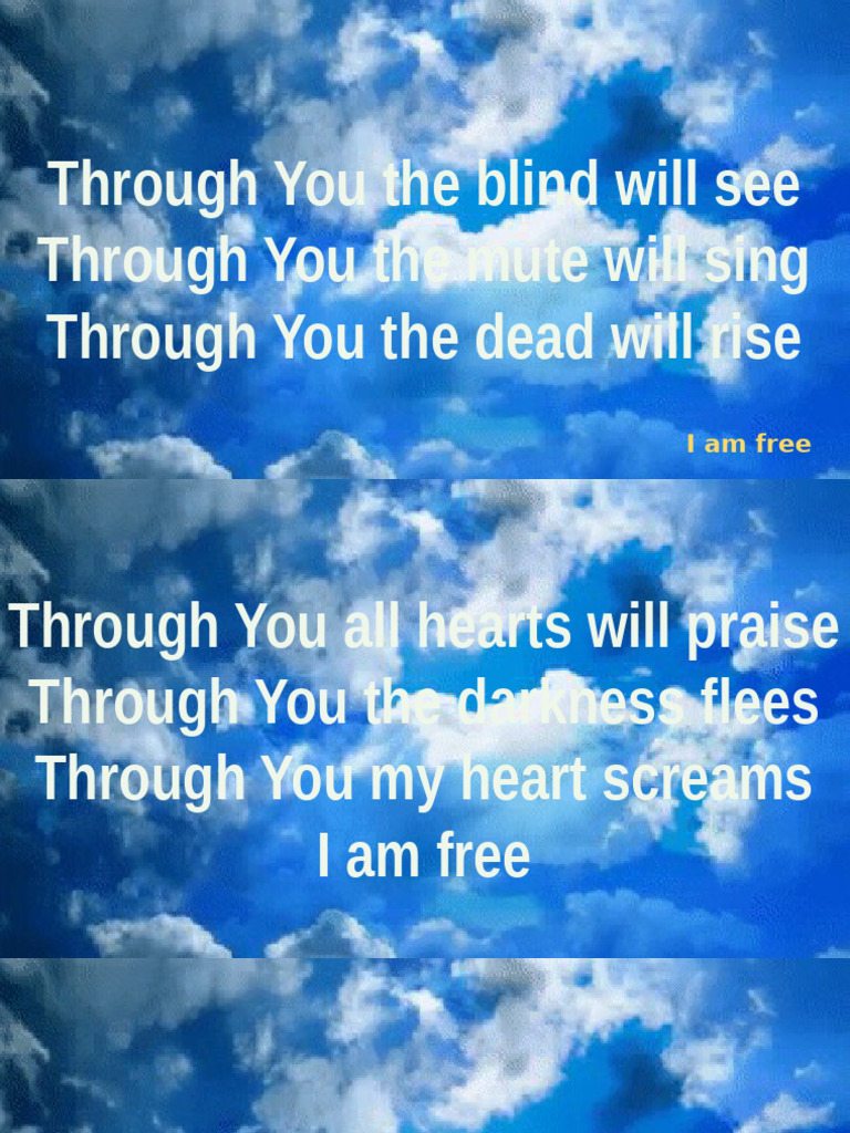 I Am Free Lyrics and Meaning | PDF