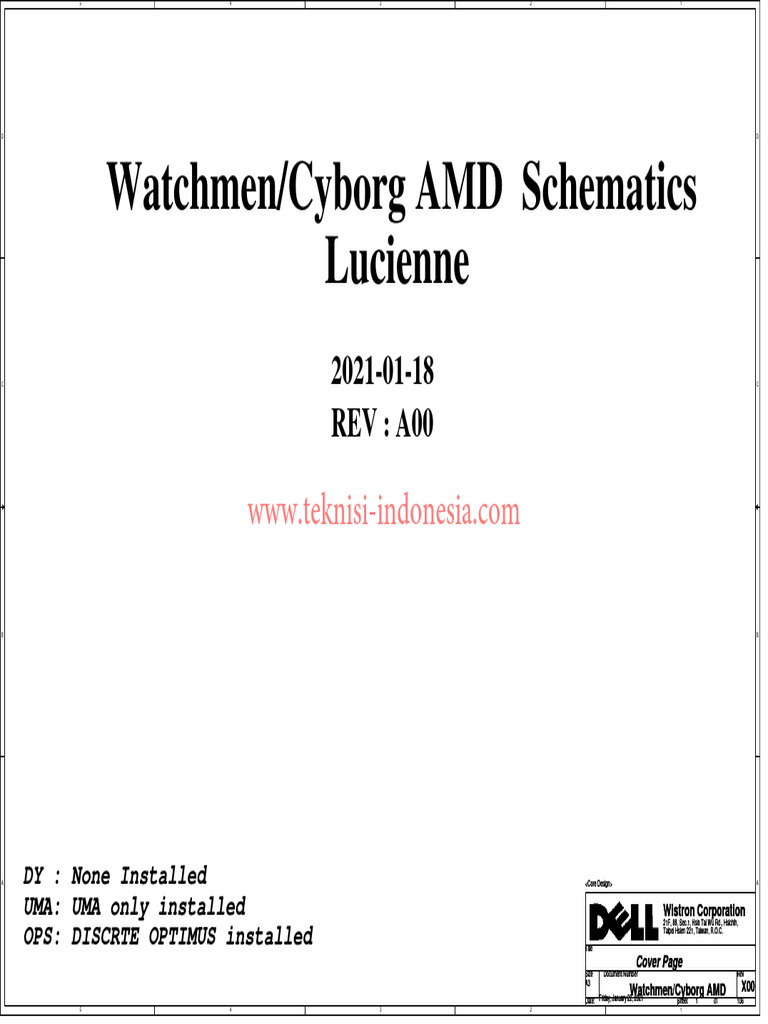 Wistron Watchmen - Cyborg Amd Schematics Reva00 (Diagramas - Com.br ...