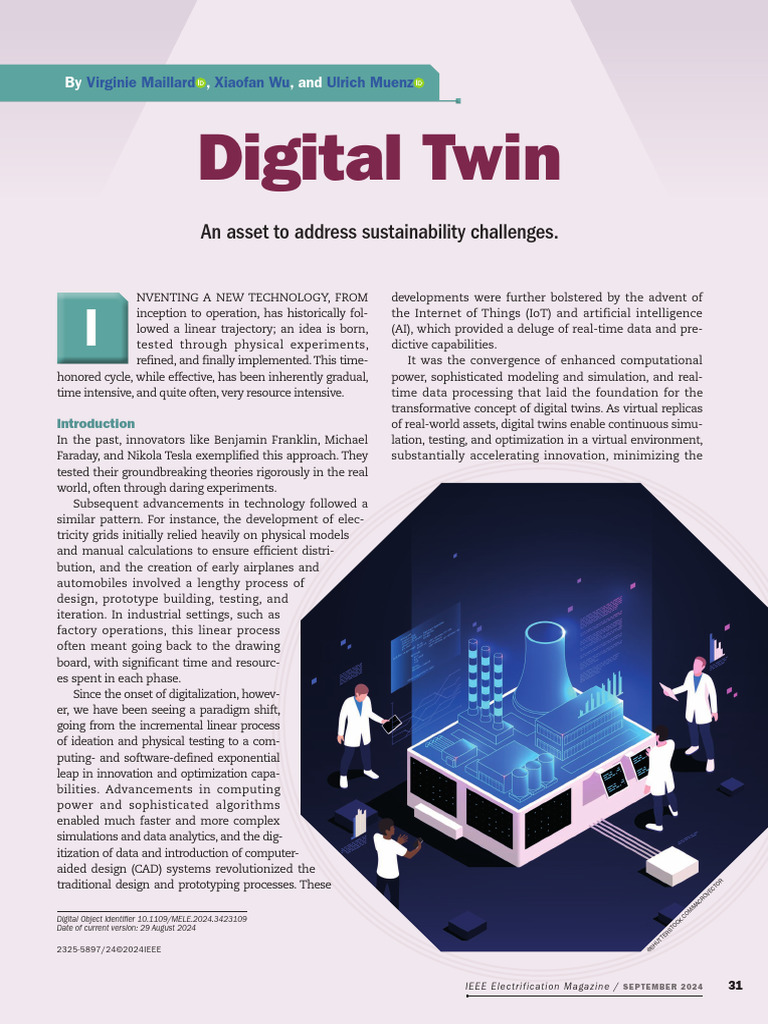Digital Twin An Asset To Address Sustainability Challenges | PDF ...