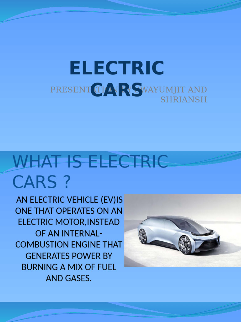 Electric Cars | PDF | Electric Car | Electric Vehicle