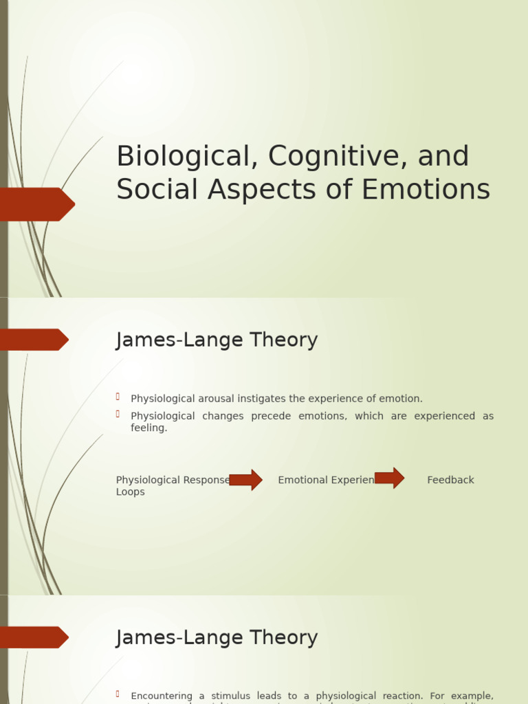 Understanding Emotion Theories and Processes | PDF | Emotions | Limbic ...