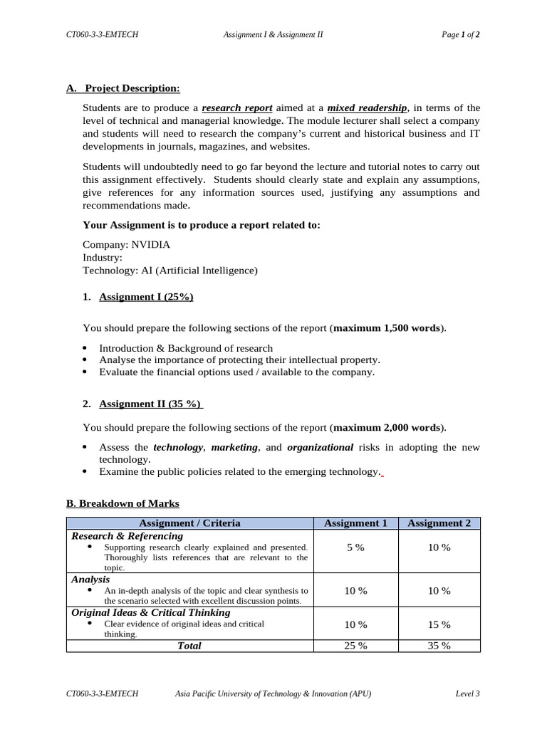 EMTECH - Assignment 1 Assignment 2 | PDF | Evaluation | Artificial Intelligence