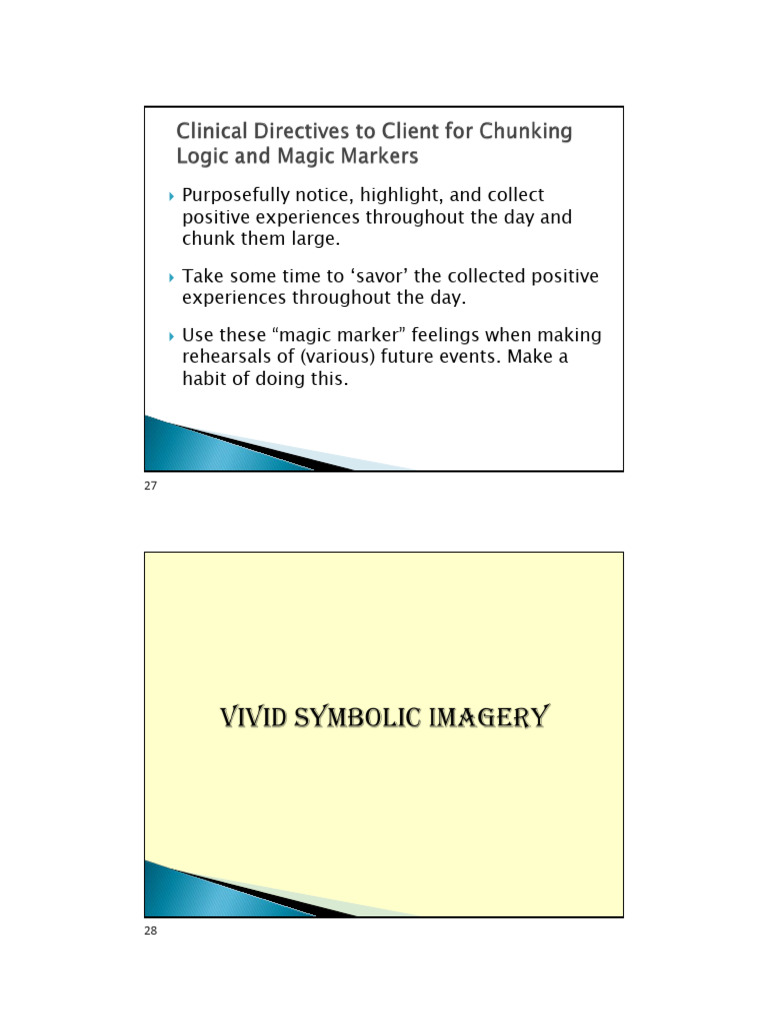 Vivid Symbolic Imagery Intervention | PDF | Self-Improvement | Science & Mathematics
