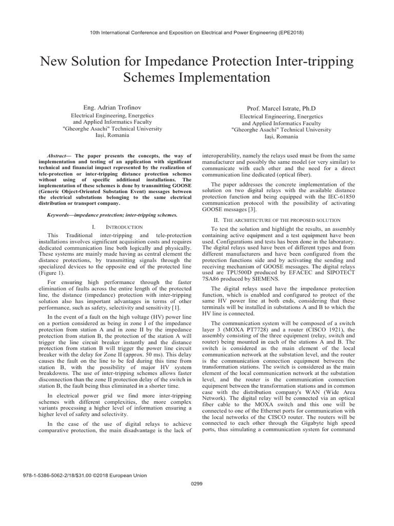 New - Solution - For - Impedance - Protection - Inter-Tripping ...