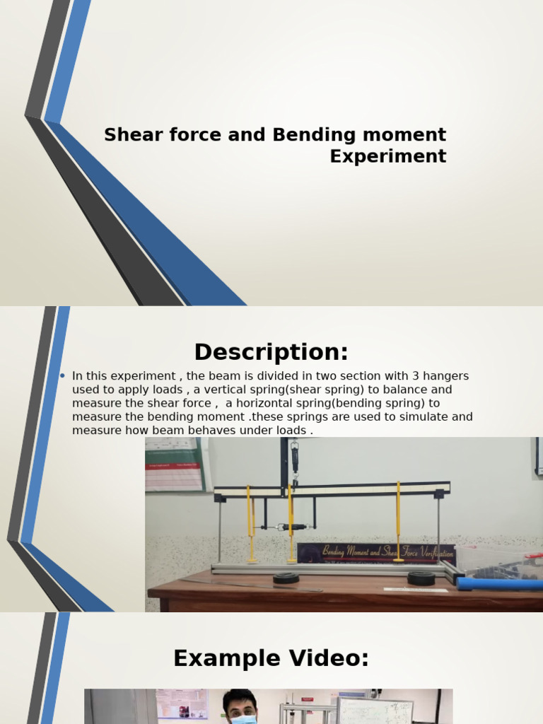 Shear Force and Bending Moment | PDF | Bending | Beam (Structure)