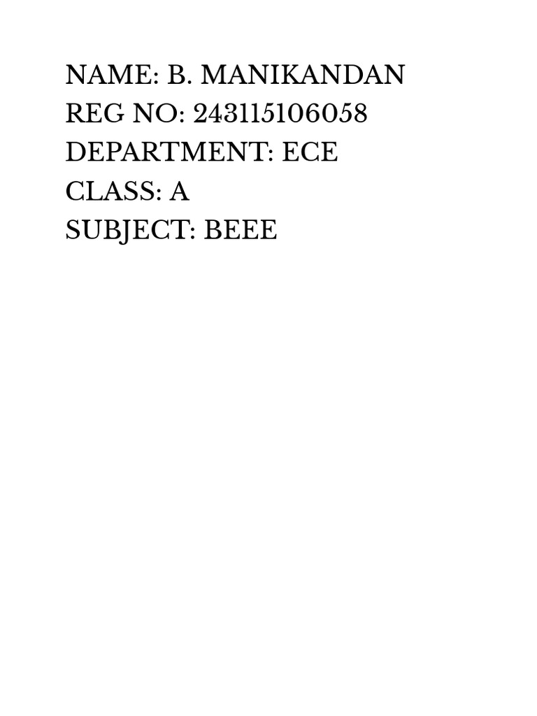 Beee Assignment 2 | PDF | Computers