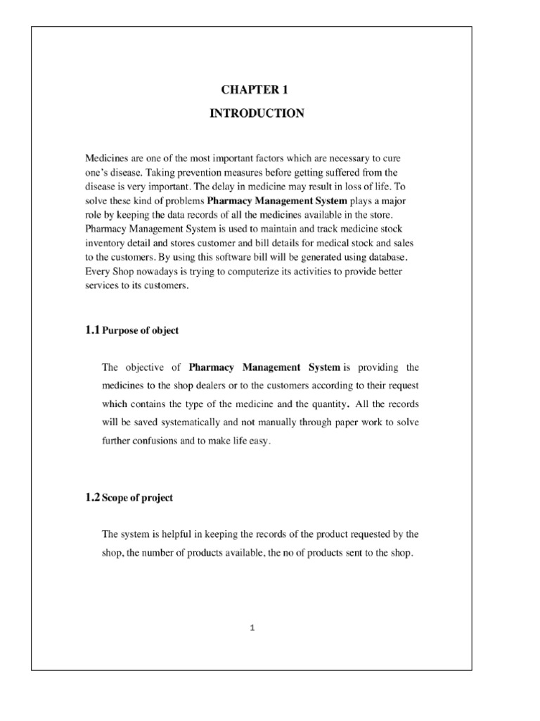 17S41F0006 - Pharmacy Management System | PDF | Wellness