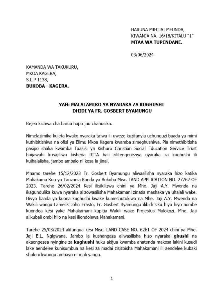 Nyaraka Ghushi-1 | PDF