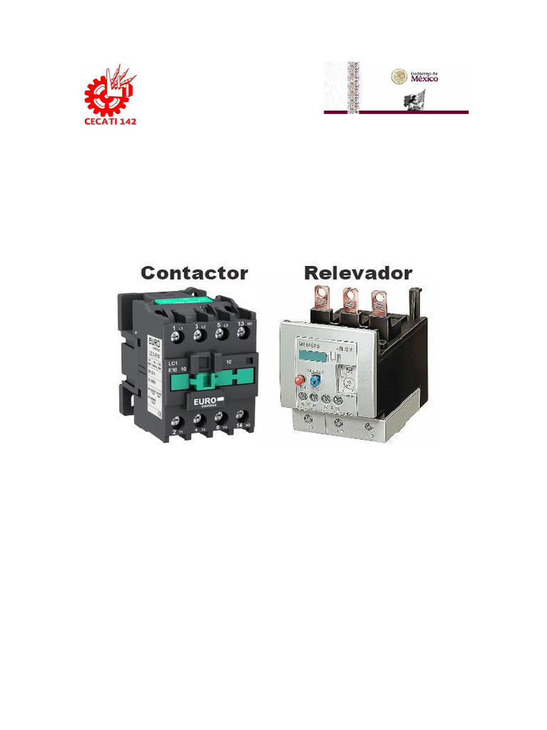 Partes de Un Relevador | PDF | Relé | Ingenieria Eléctrica