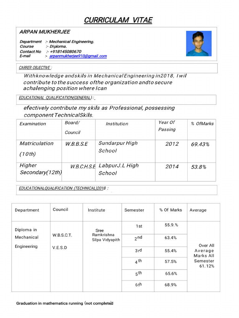My New Resume Updated | PDF