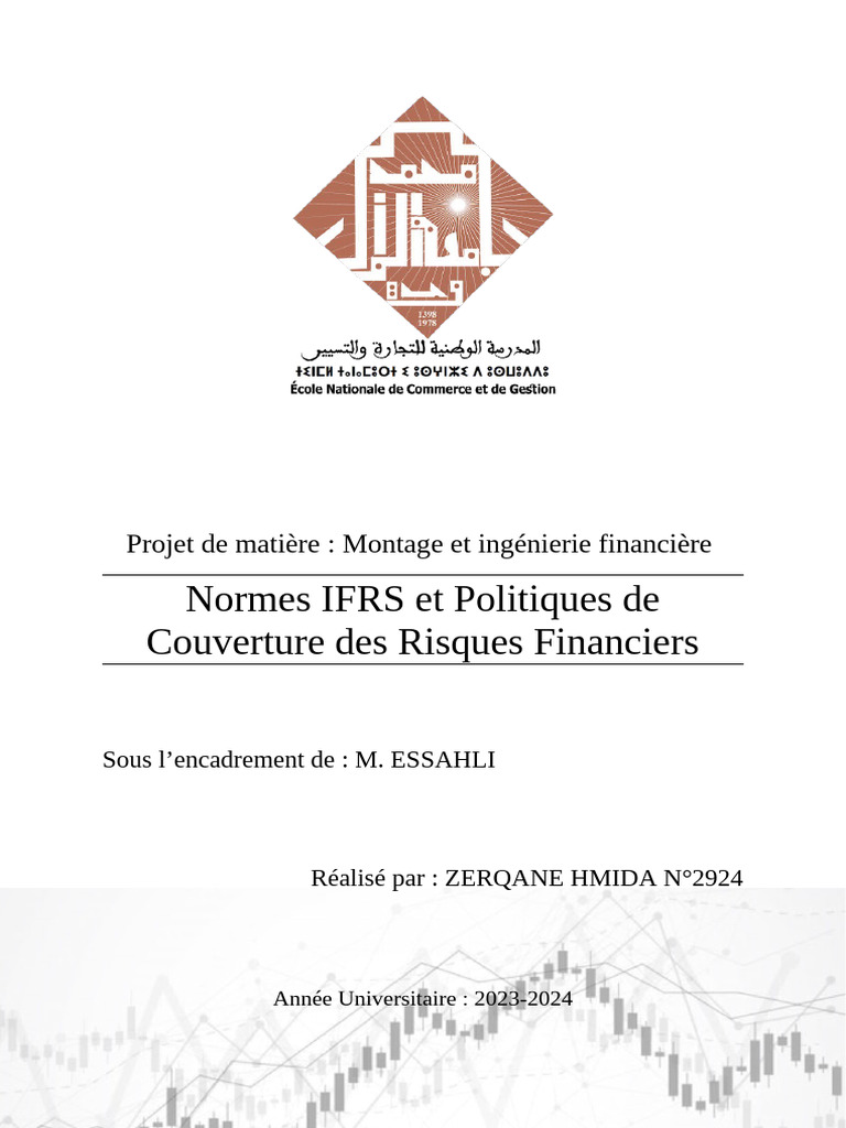 Normes IFRS Et Politiques de Couverture Des Risques Financiers | PDF | Normes internationales d ...