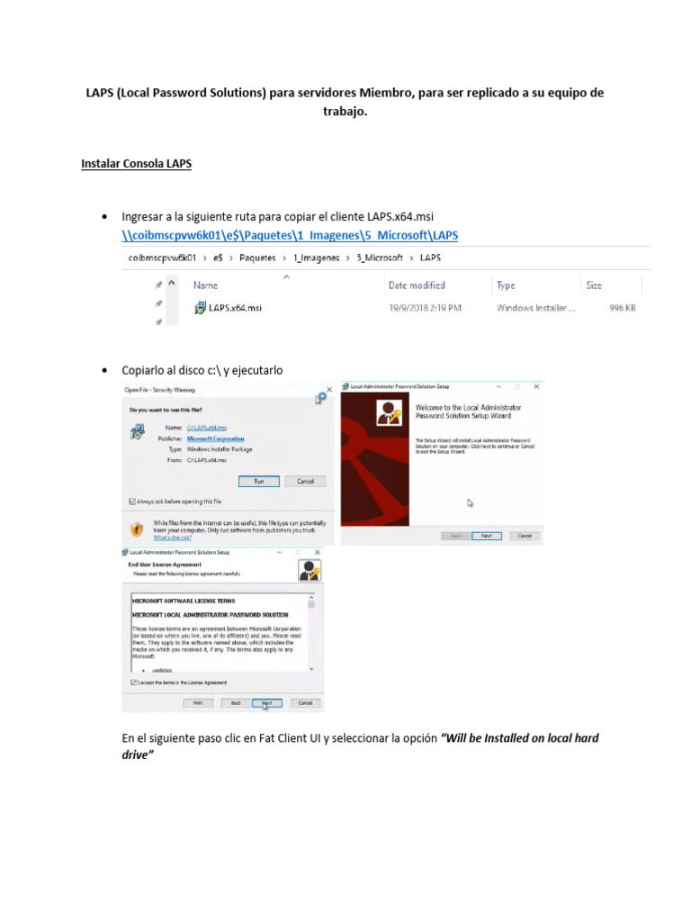 Instalacion Laps | PDF