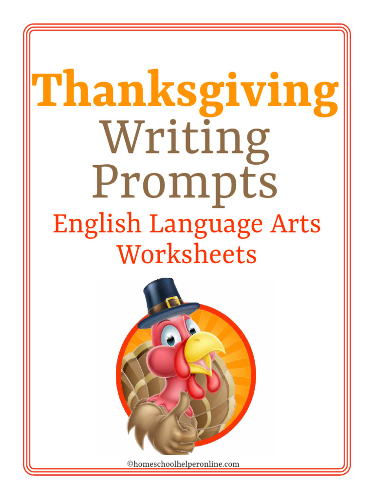 Thanksgiving Writing Prompts Hho | PDF
