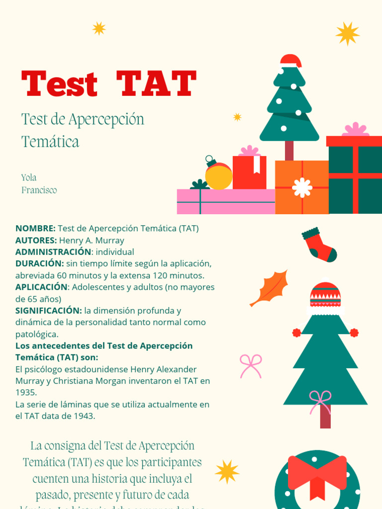 Test de Apercepción Temática (TAT) | PDF | Esquizofrenia | Las emociones