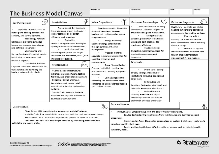 Buiesness Canvas | PDF | Logistics | Supply Chain