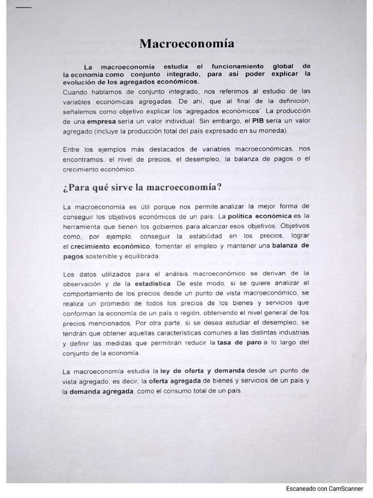MACROECONOMIA | PDF