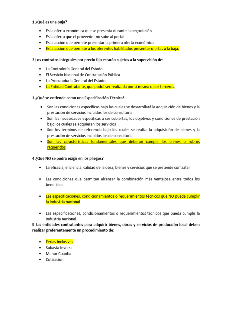 Simulador 150 Preguntas | PDF | Subasta | Oferta (economía)
