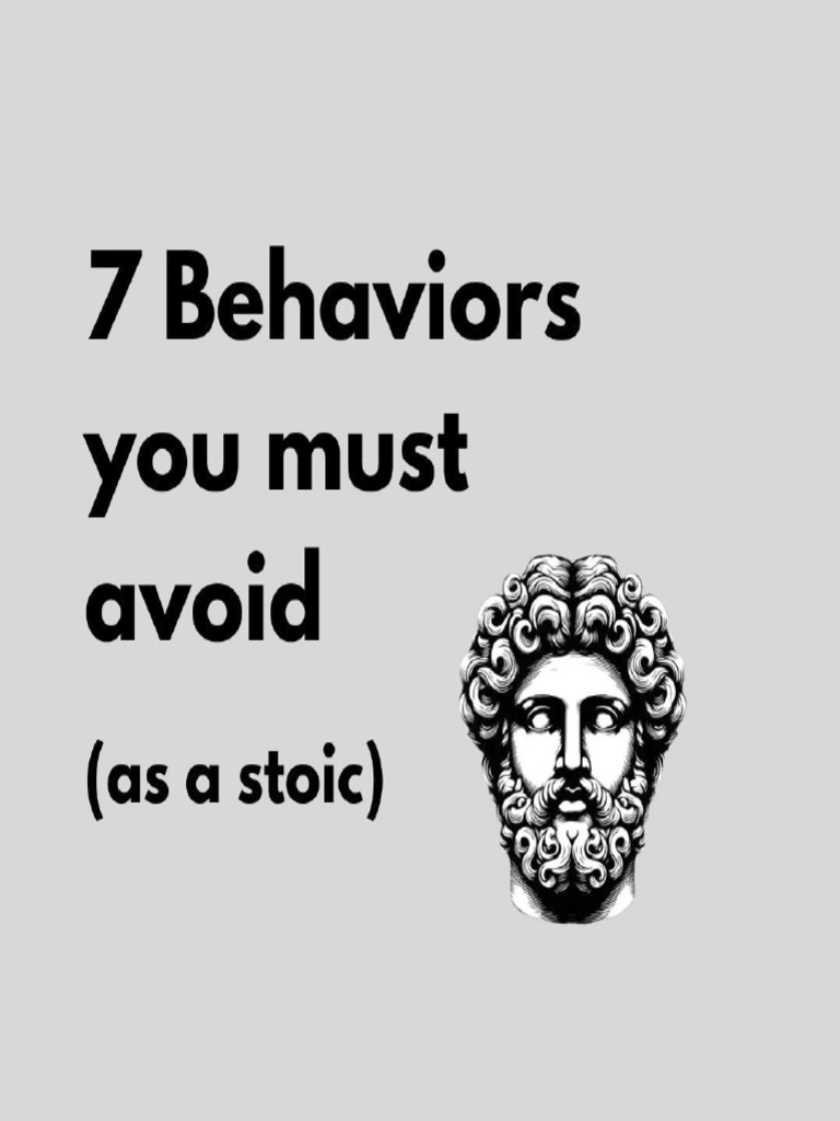 7 Behaviours You Must Avoid 1729750870 | PDF