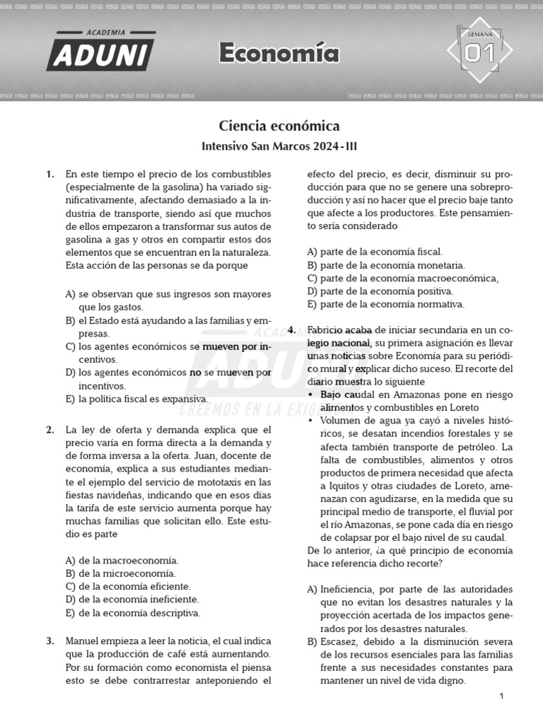 EC ISM Sem01 | PDF | Inflación | Macroeconómica