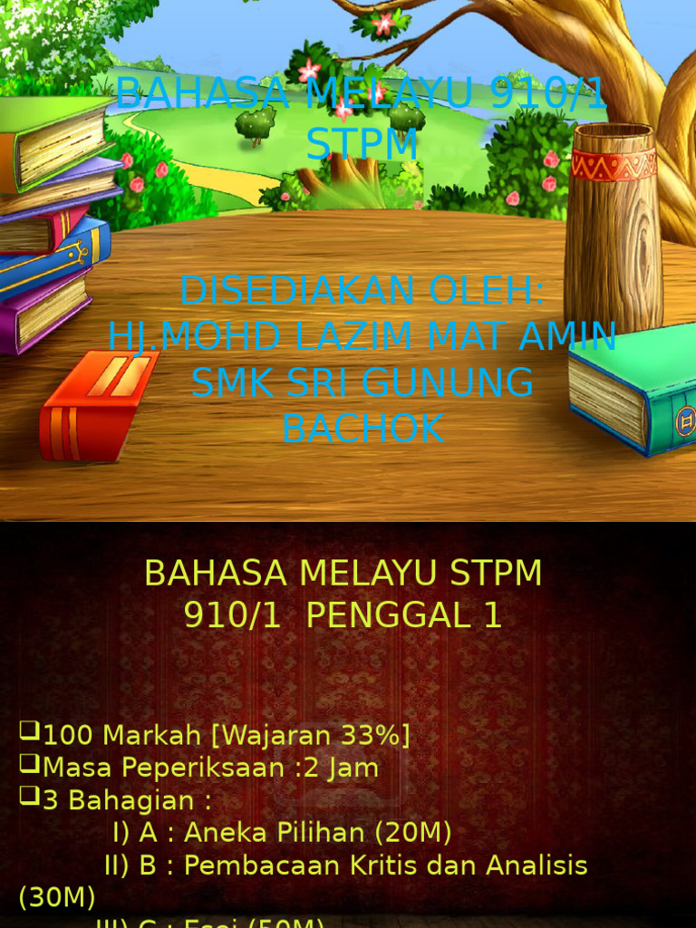 Nota BM STPM S1 | PDF
