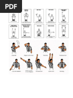 Basketball Referee Hand Signals Guide | PDF | Sports Rules And ...