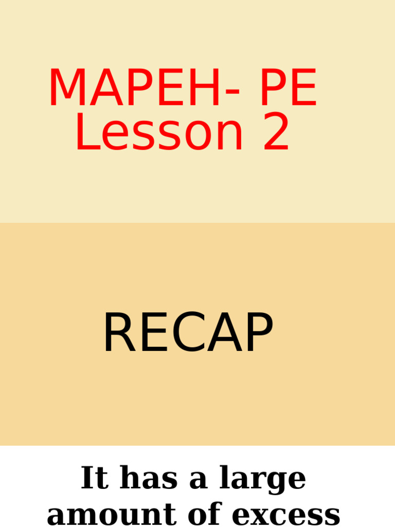 Q2 - MAPEH-PE - Lesson 2 by Marylou Caballero | PDF | Running | Determinants Of Health