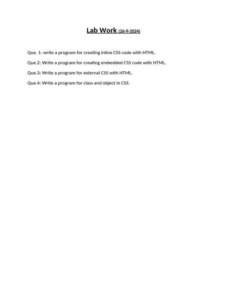 Lab Work | PDF | Art | Computers