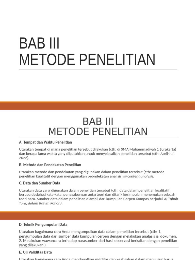 Bab III Metode Penelitian | PDF