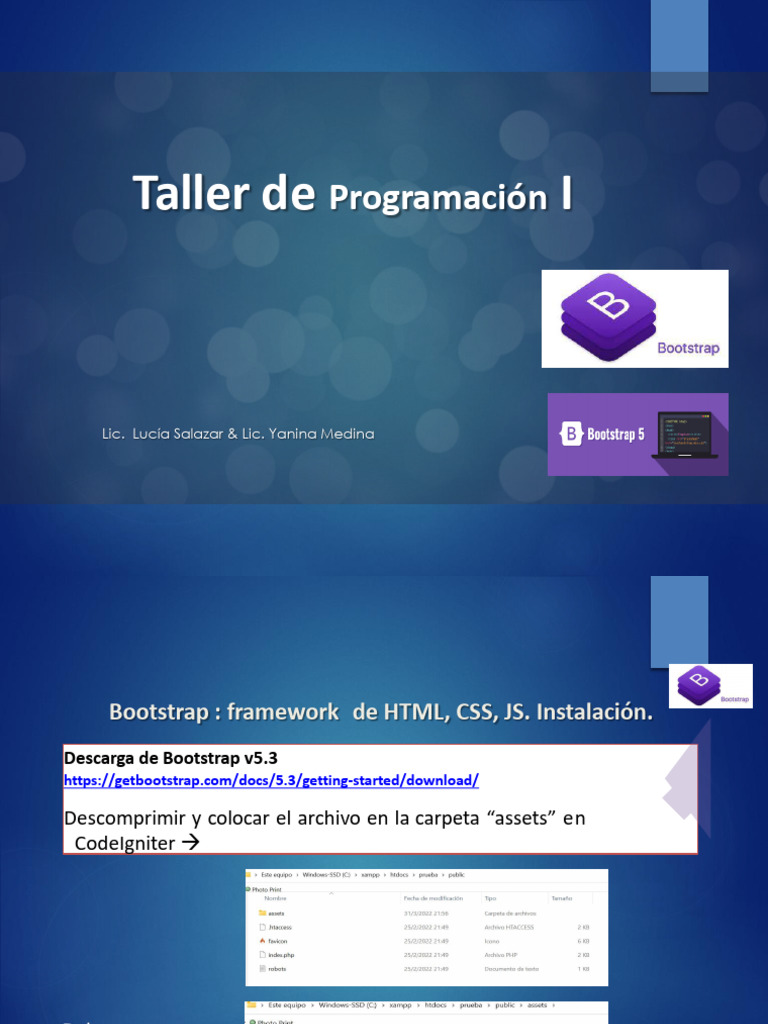 Clase 2 HTML Css Bts 2024 | PDF | Bootstrap (marco frontal) | HTML