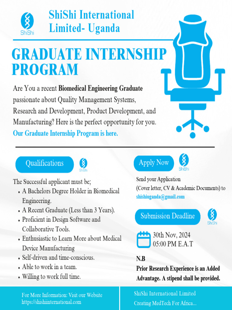 ShiShi International Uganda Limited - We Are Hiring BME | PDF | Business | Computers