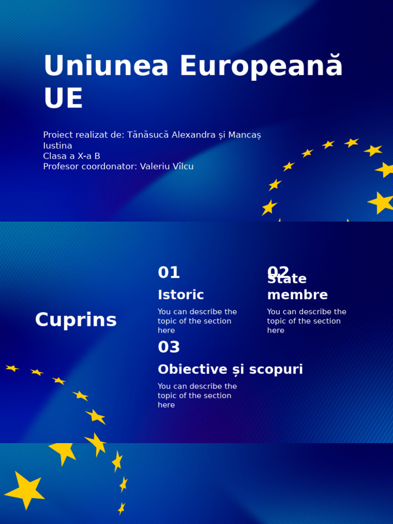 UE - Uniunea Europeana Incomplet | PDF