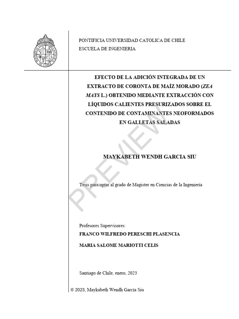 Efecto del extracto de maíz morado en galletas | PDF | Maíz | Química