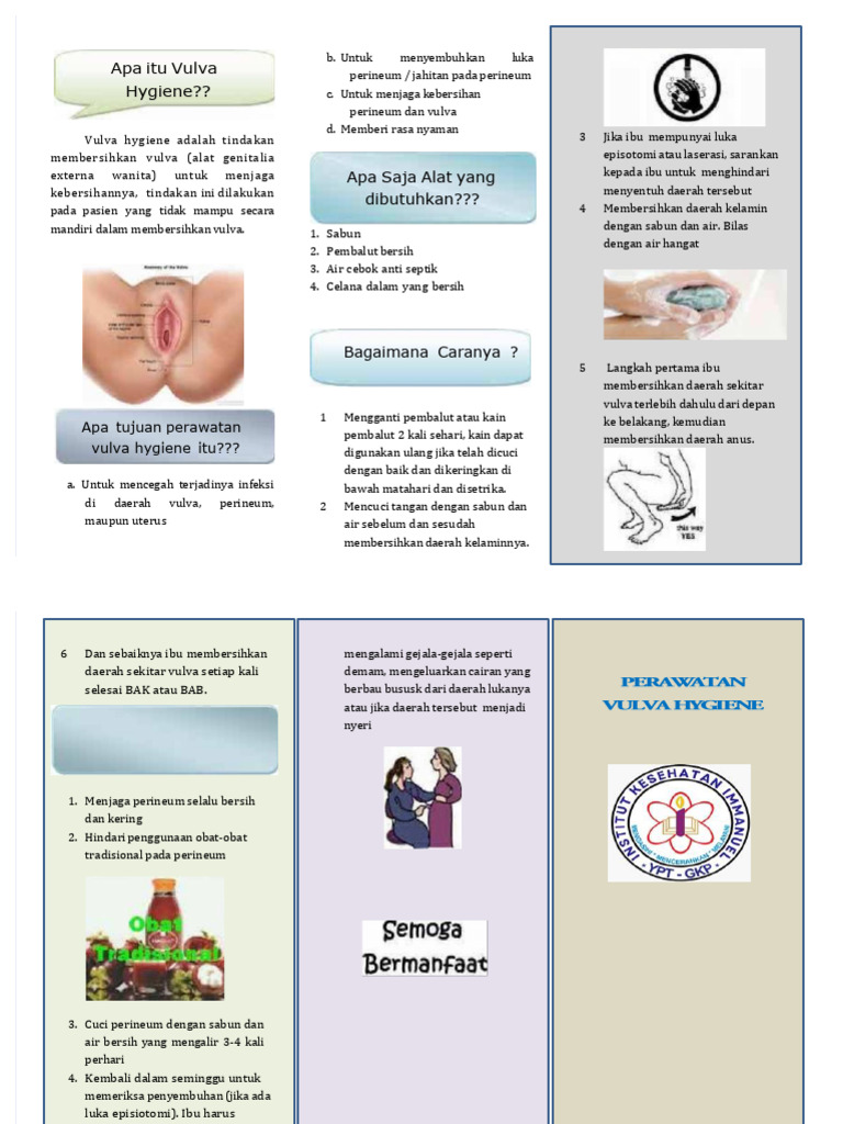 Leaflet Vulva Higiene | PDF