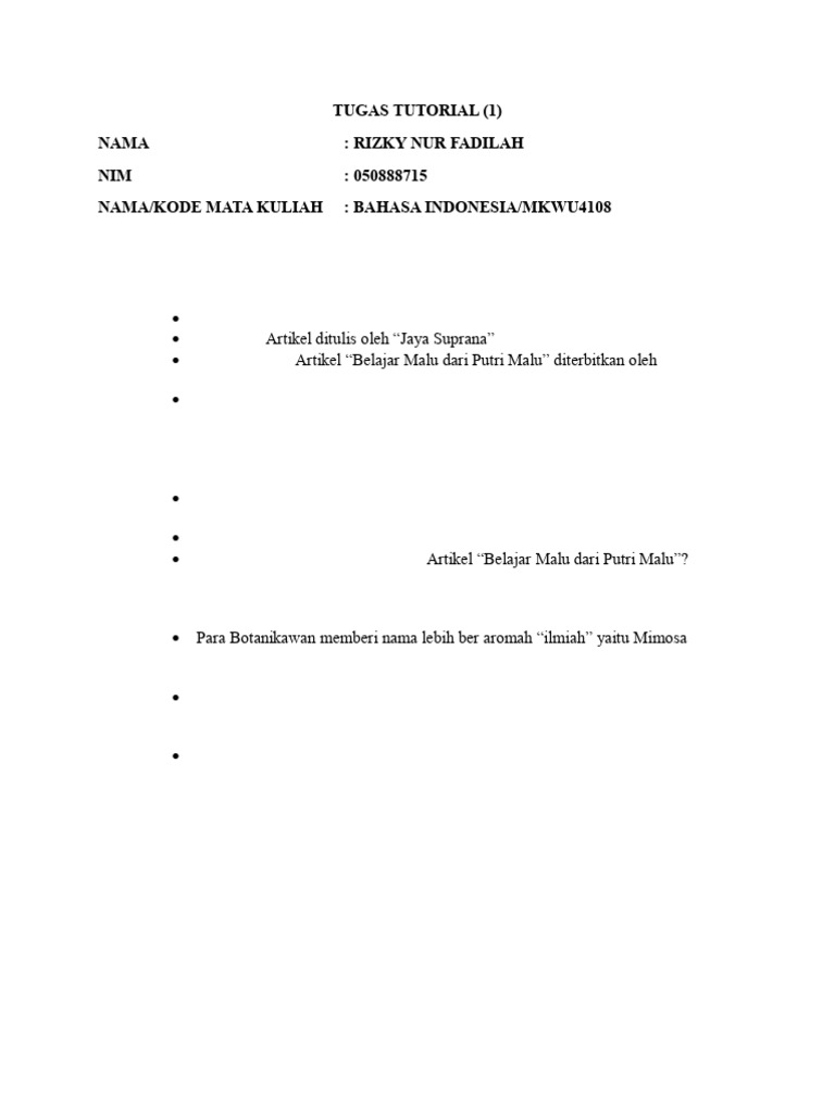 Tugas1 Sesi3 B.indo | PDF