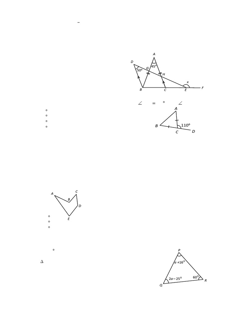 Good Hope School 11-16-2A Ch.5 Angles Related To Rectilinear Figures MC ...