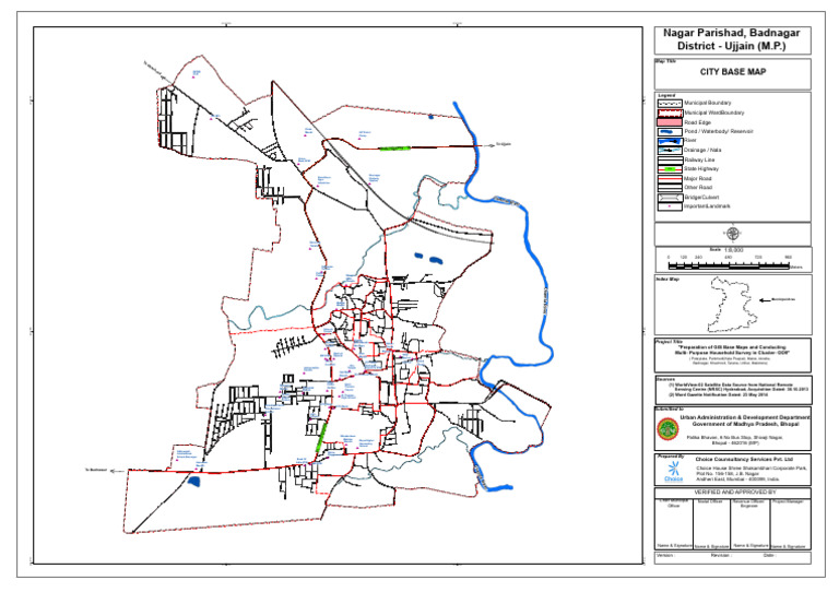 City Base Map - Badnagar | PDF