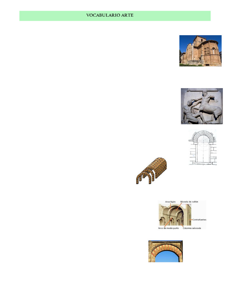 Vocabulario Arte | PDF