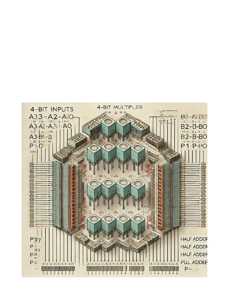 4 Bit Binary Multiplier | PDF | Teaching Methods & Materials | Computers