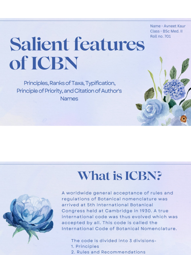 ICBN | PDF