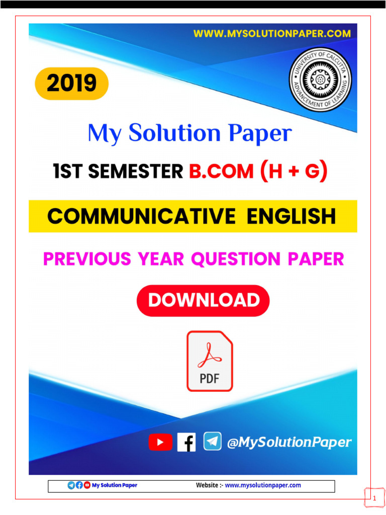 Aecc-I - English - 2019-21 | PDF