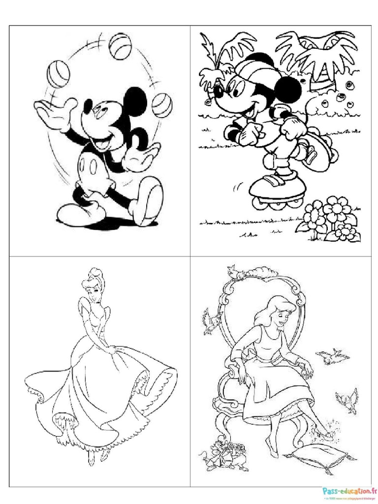 Coloriage Imprimer Disney 2