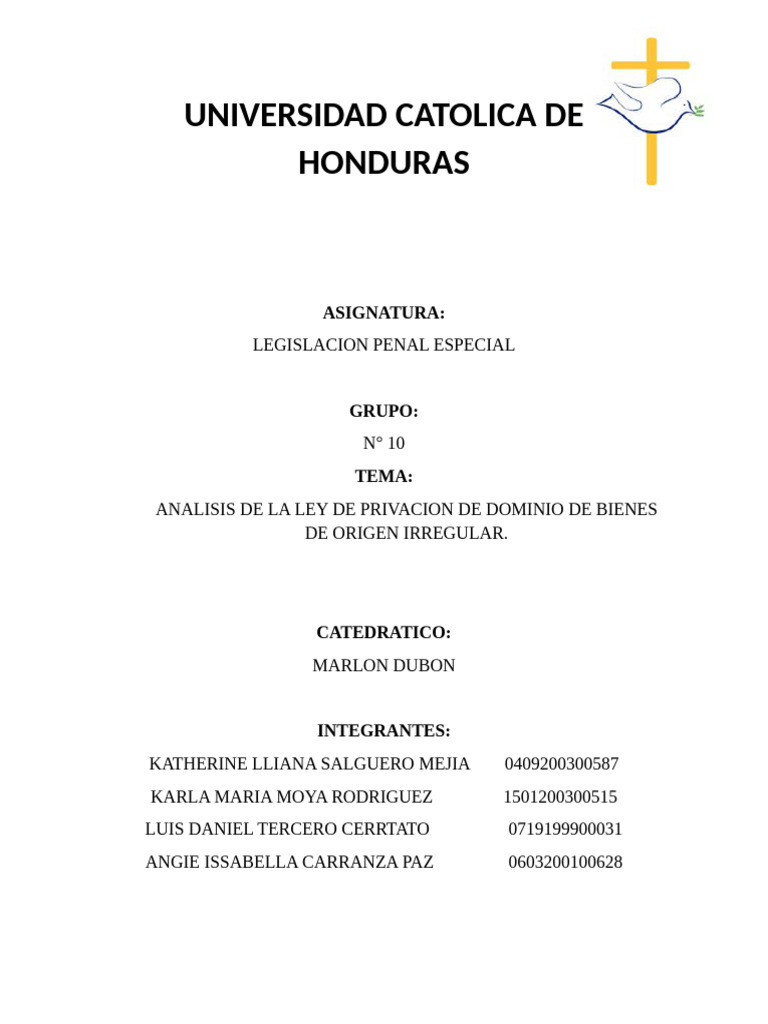 Analisis de Privacion | PDF | Lavado de dinero | Ley Pública